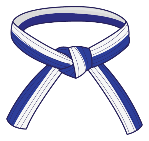 Half Blue Half White — Crazy 88 MIXED MARTIAL ARTS